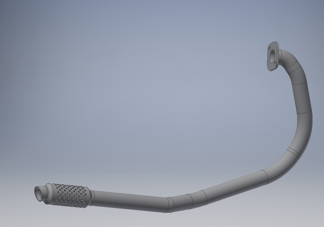 Motorcycle Exhaust CFD Simulation for Motochanics-UA